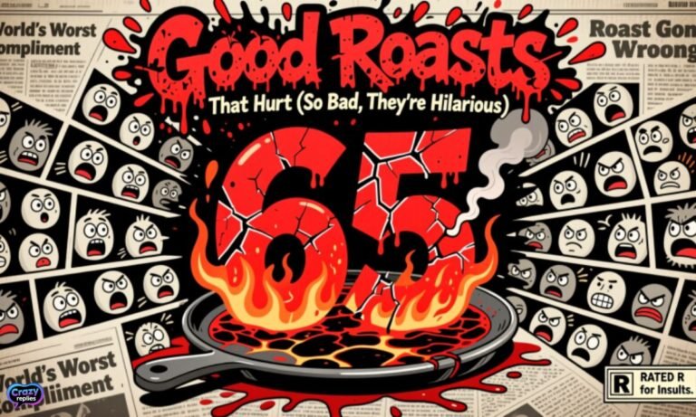 65 Good Roasts That Hurt (So Bad, They’re Hilarious)